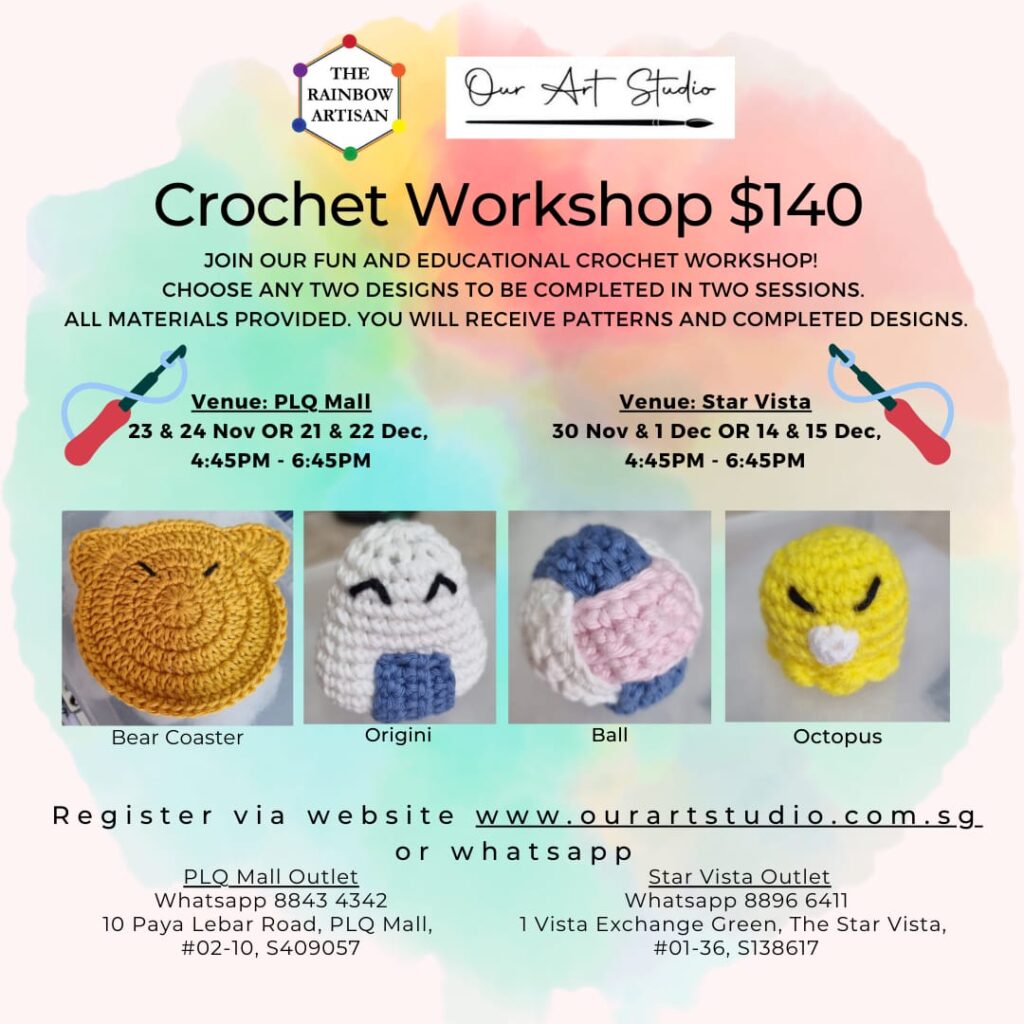 Crochet workshop - Our Art Studio