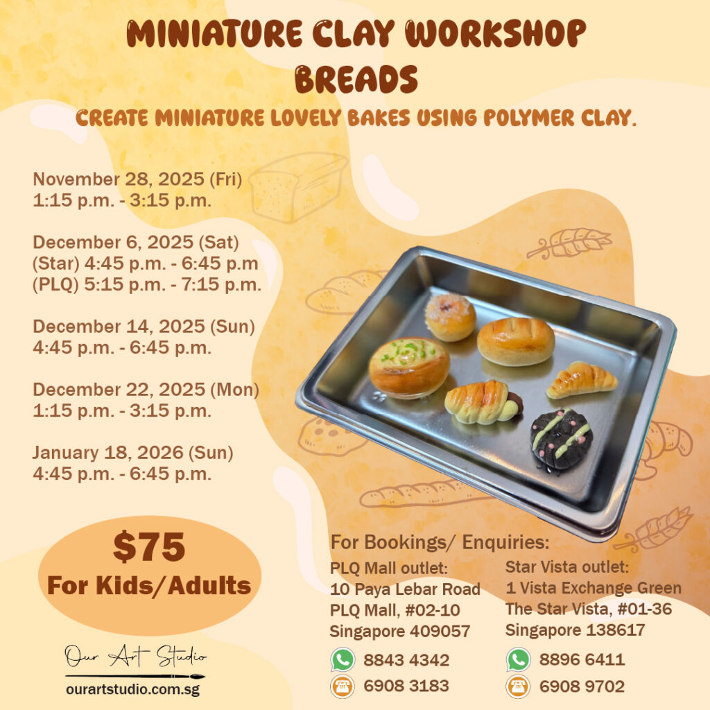 Miniature Clay Workshop - Breads - Our Art Studio